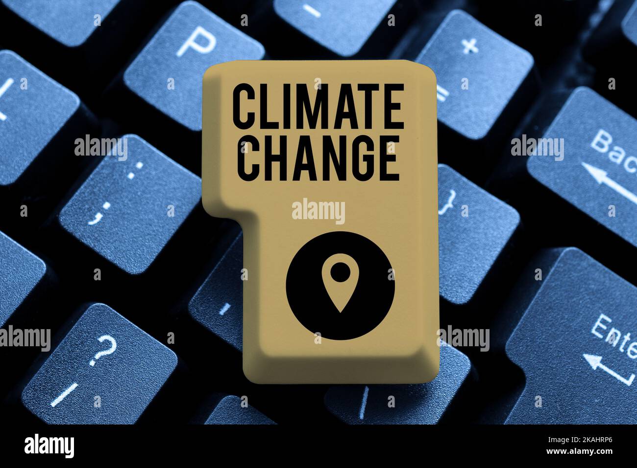 Sign displaying Climate Change. Business overview Programs used in ...