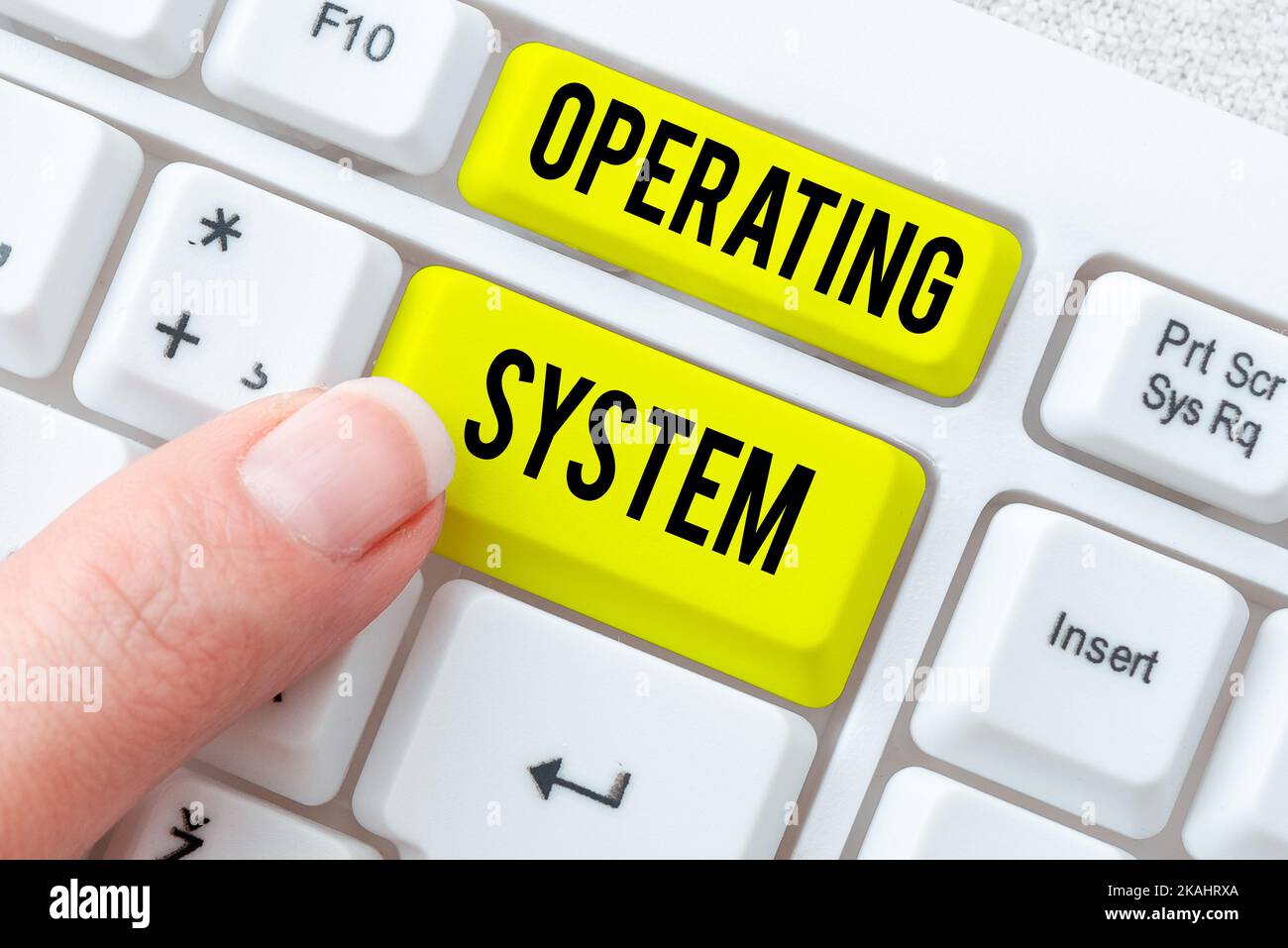Text showing inspiration Operating System. Internet Concept made from ...