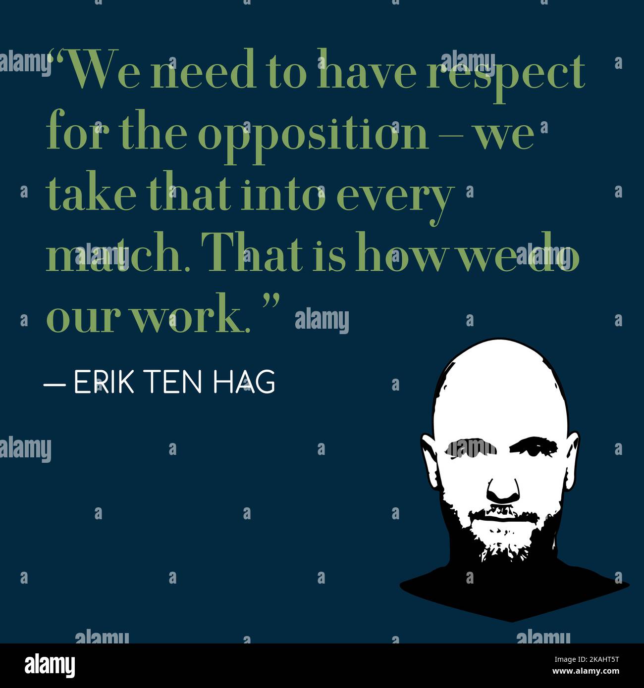 Erik ten hag vector hi-res stock photography and images - Alamy