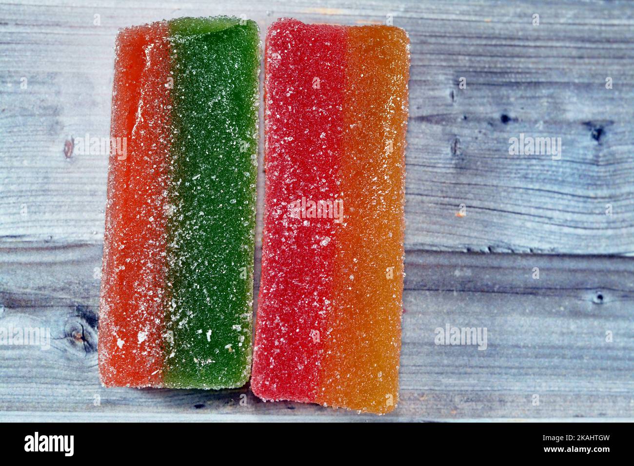 plain jelly colorful taffy candy sweets with flavors covered with sugar ...