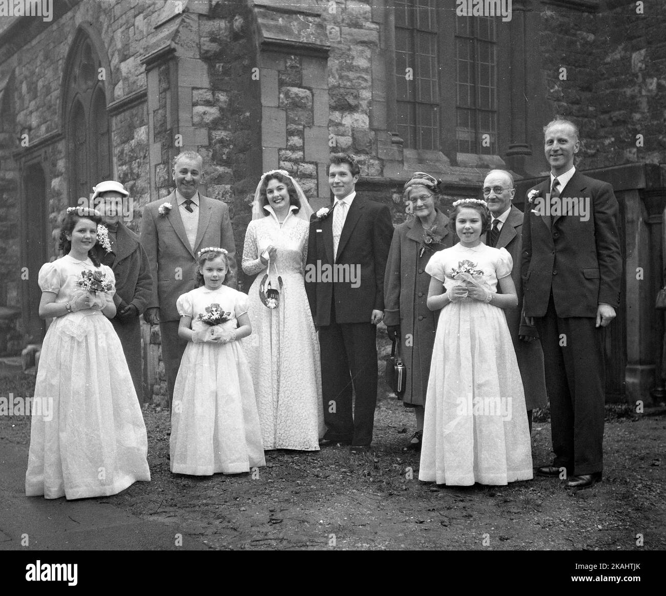 Wedding Day of Mr & Mrs Francis of 23 Myrtle Road, London E17 c1952 ...