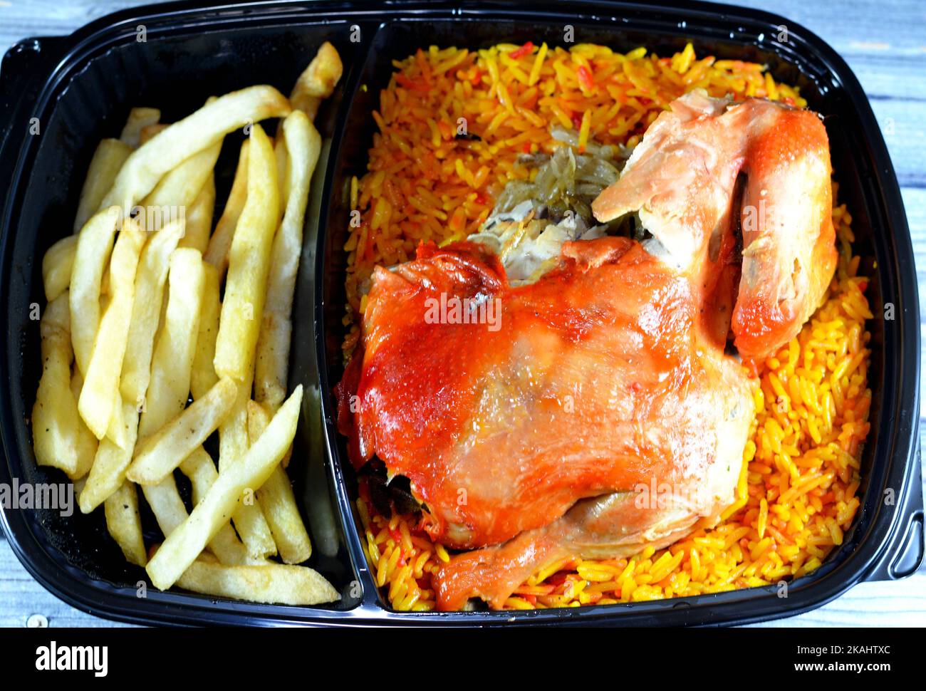 Chicken mandi traditional arab food hi-res stock photography and images ...