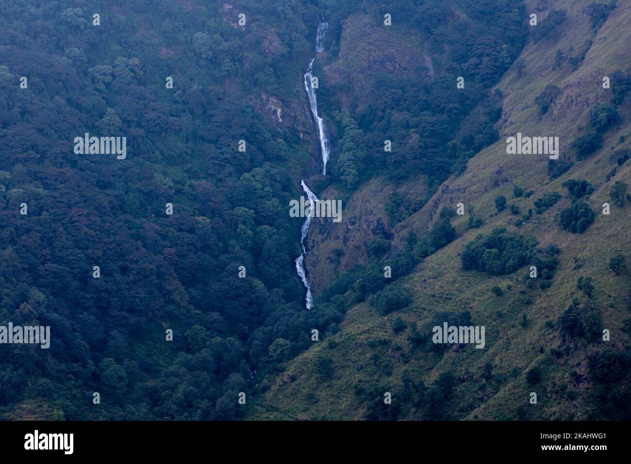 Beautiful Ghale Gau and Bhujung village of Nepal Stock Photo - Alamy