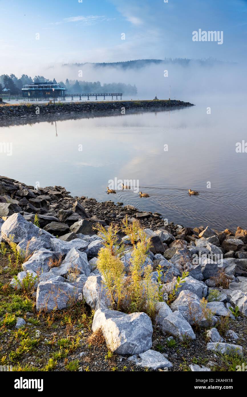 Marina resort, Lipno nad Vltavou, Lipenska prehrada, Jizni Cechy, Ceska ...
