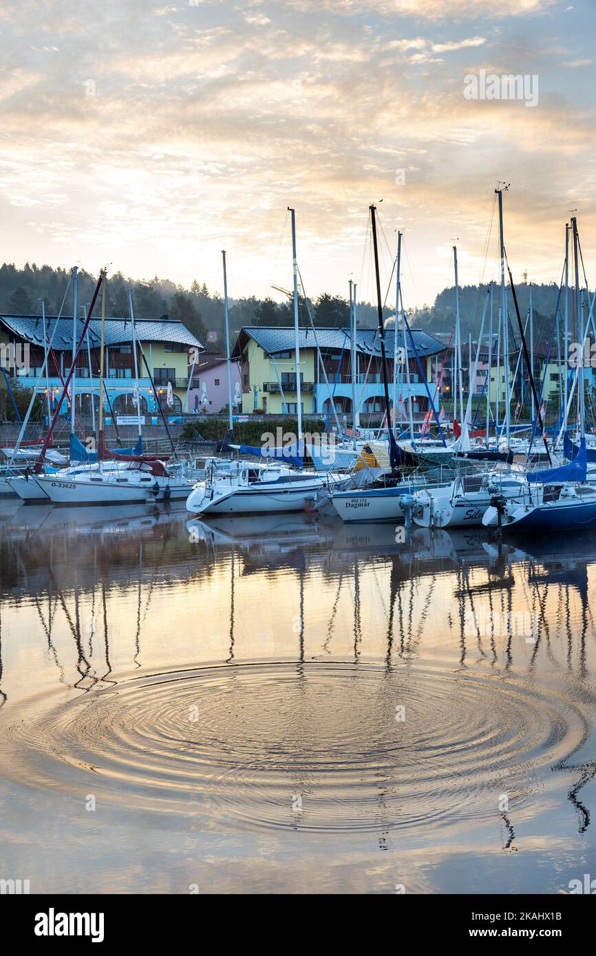 Marina resort, Lipno nad Vltavou, Lipenska prehrada, Jizni Cechy, Ceska ...