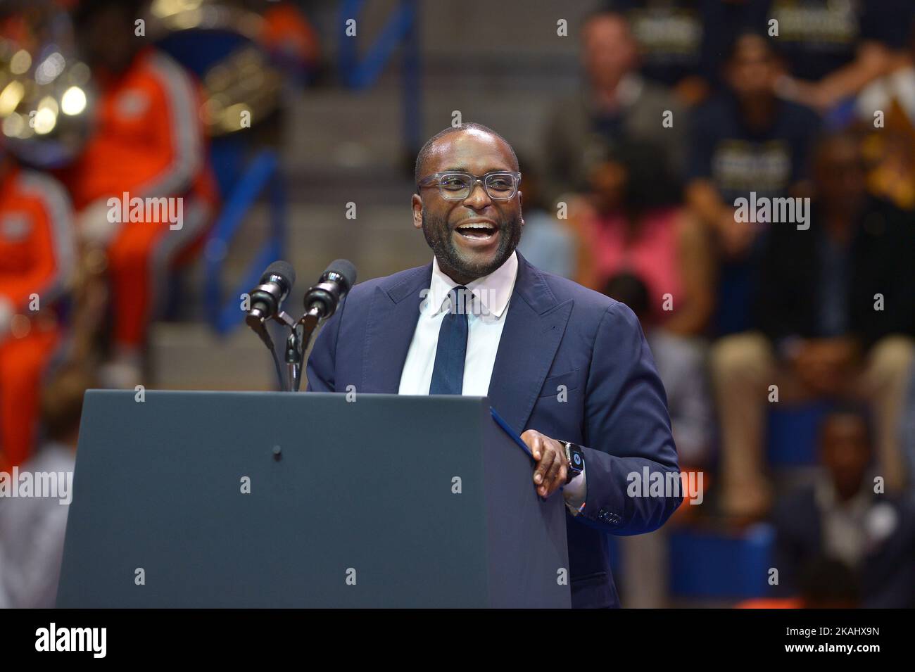 Shevrin D. Jones, Florida Senator speak during a rally at Florida ...