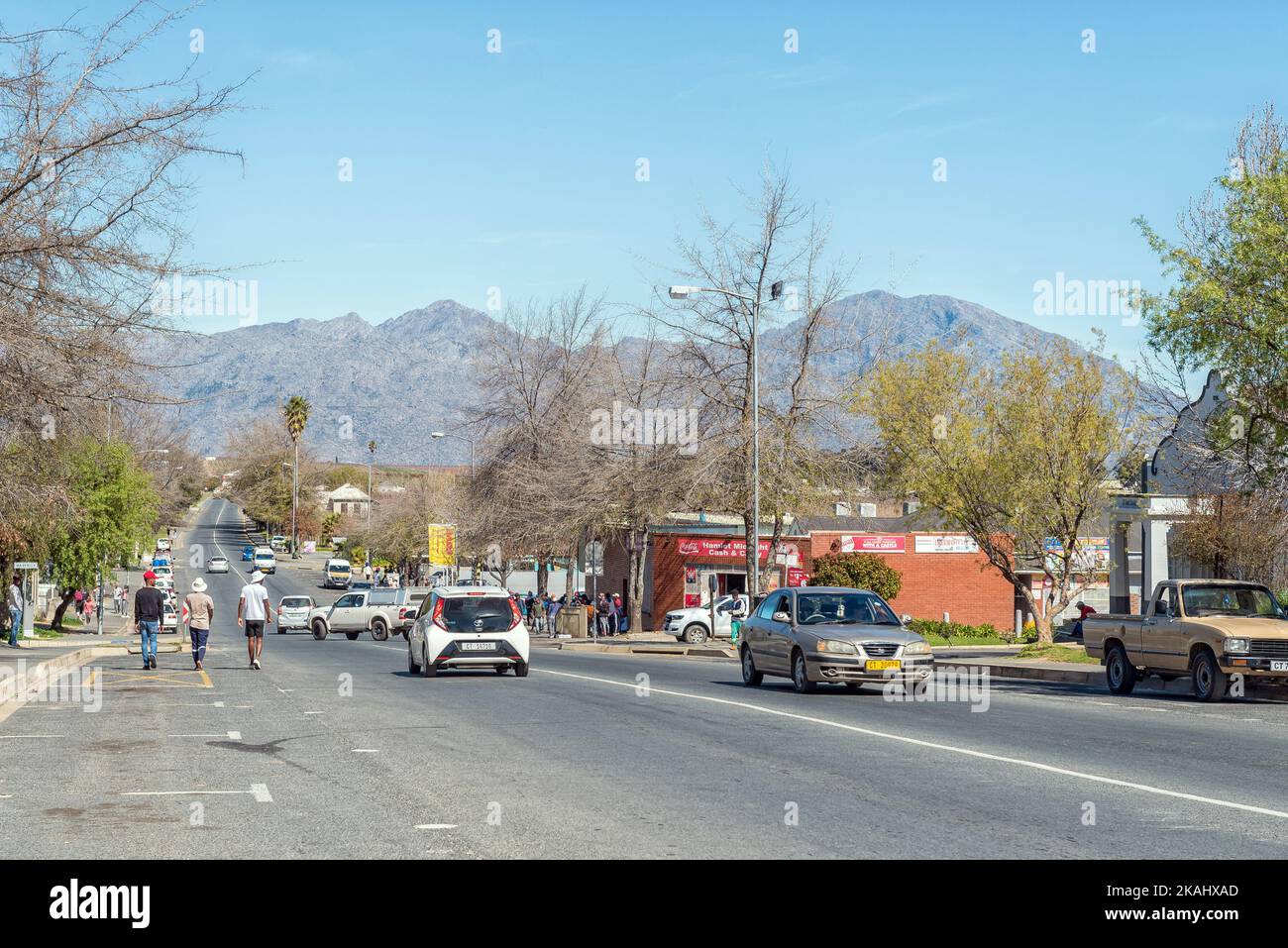PRINCE ALFRED HAMLET, SOUTH AFRICA - SEP 9, 2022: A street scene, with ...