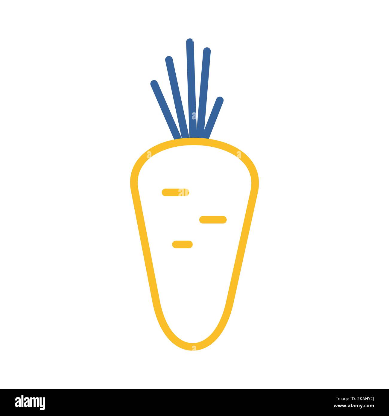 Carrot isolated design vector icon. Vegetable sign. Graph symbol for ...