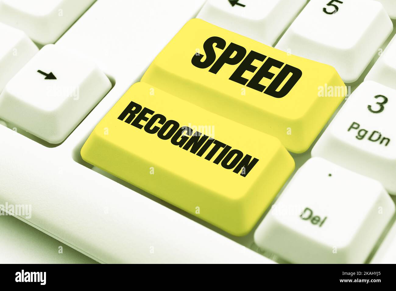 Text showing inspiration Speed Recognition. Word Written on temperate ...