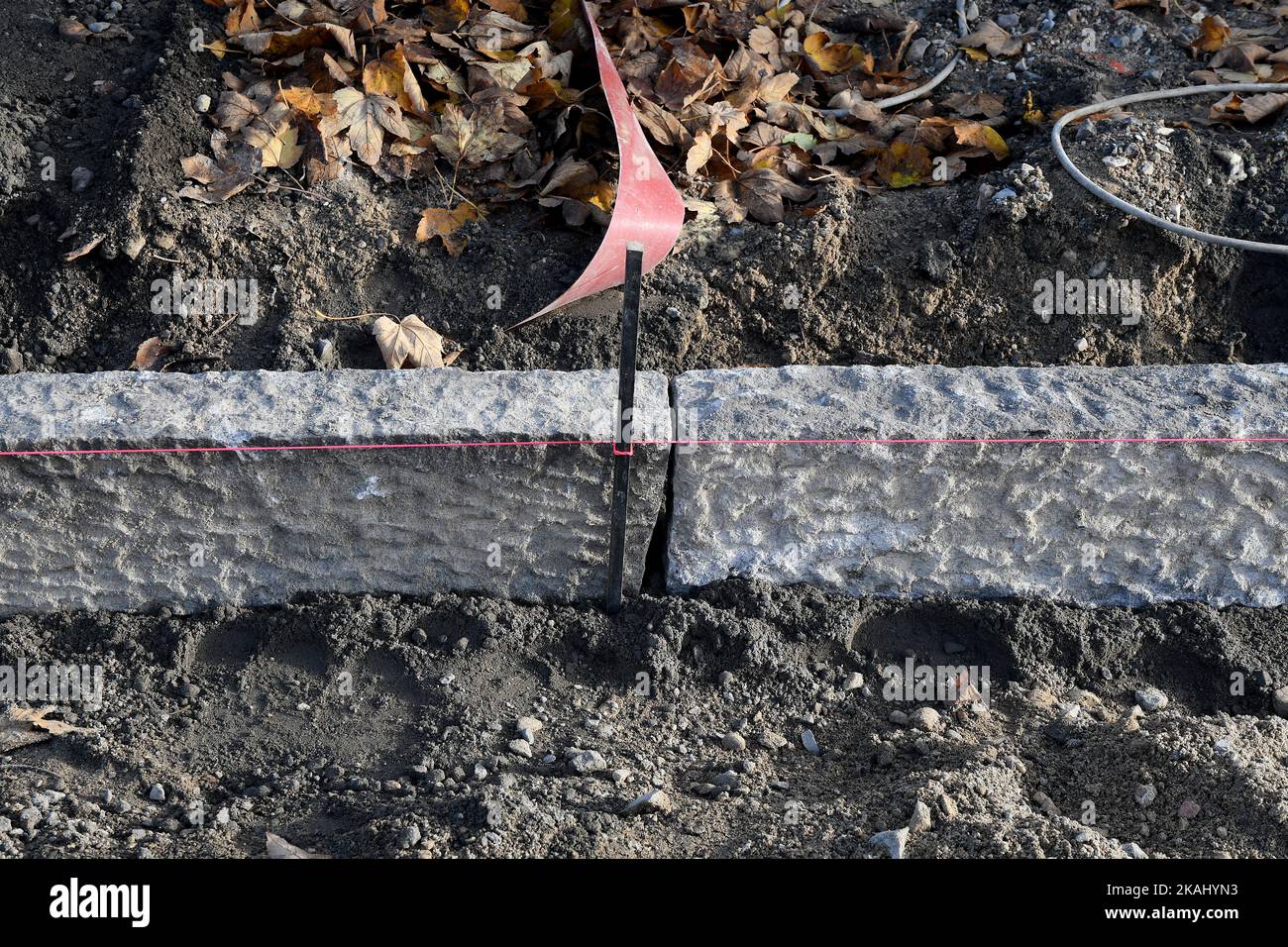 Copenhagen/Denmark/03 November 2022/ Danish labours road constructions ...
