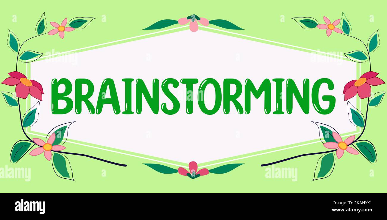 Writing displaying text Brain Storming. Business idea Long term ...
