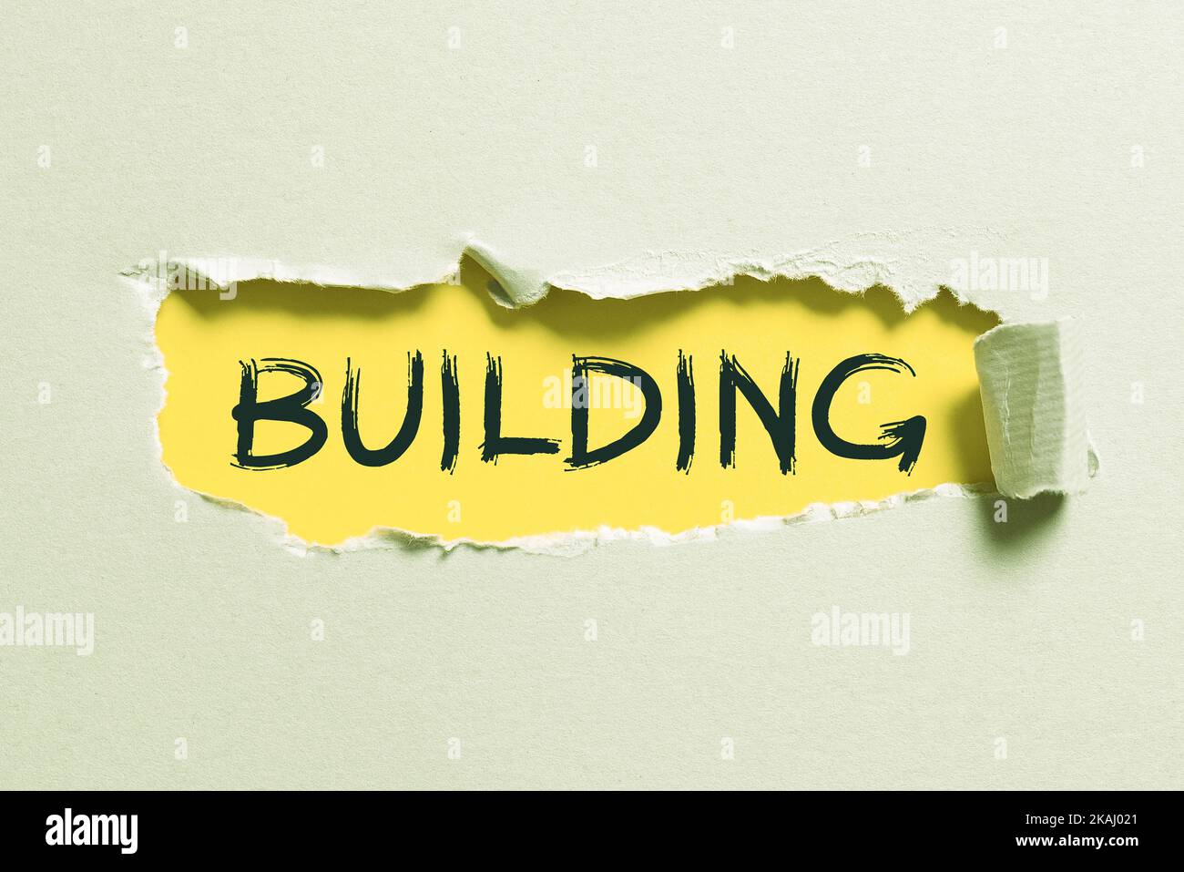 Inspiration showing sign Building. Business overview something that ...