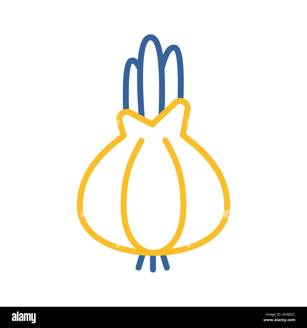 Onion isolated design vector icon. Vegetable sign. Graph symbol for ...