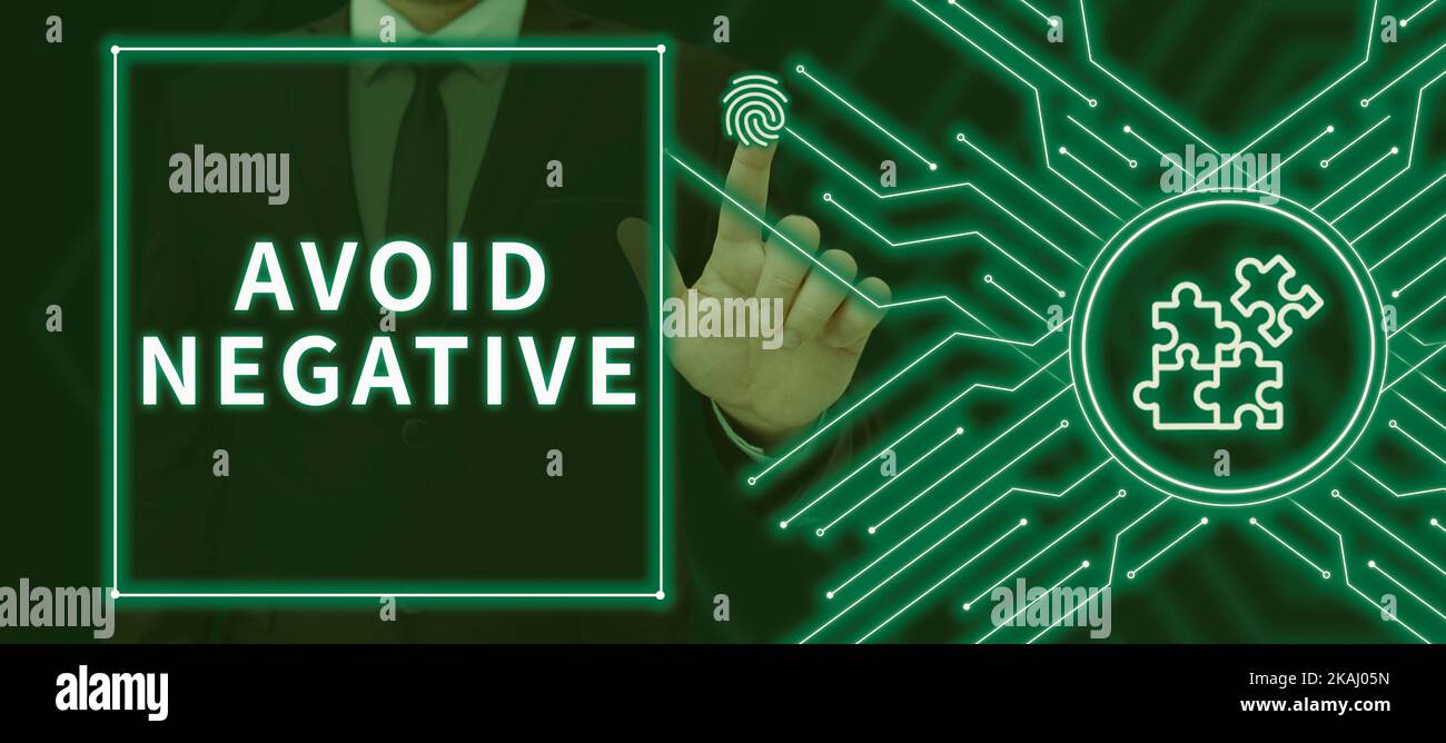 Inspiration showing sign Avoid Negative. Word Written on New Teachers ...