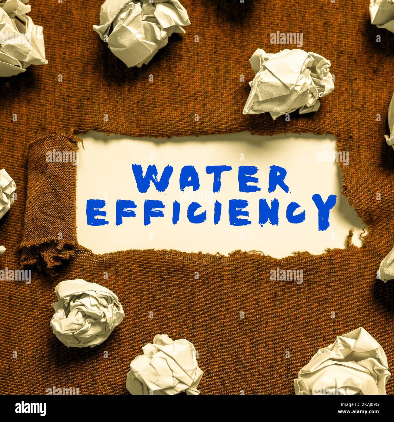 Hand writing sign Water Efficiency. Business idea a training or seminar ...