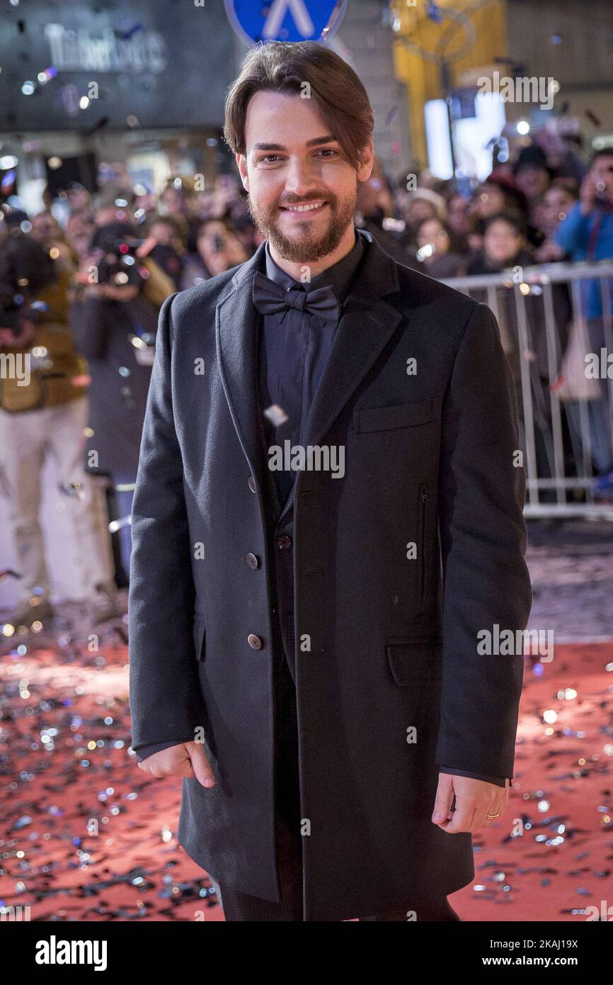 Valerio Scanu during the red carpet at the 66th Sanremo Music Festival ...