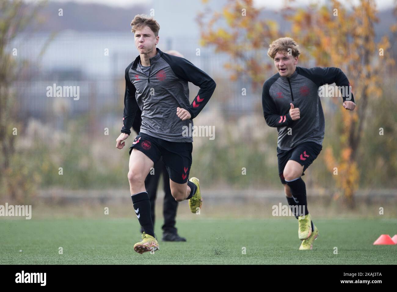 BUFTEA, ROMANIA - OCTOBER 31: during the Denmark U17 Training Session ...