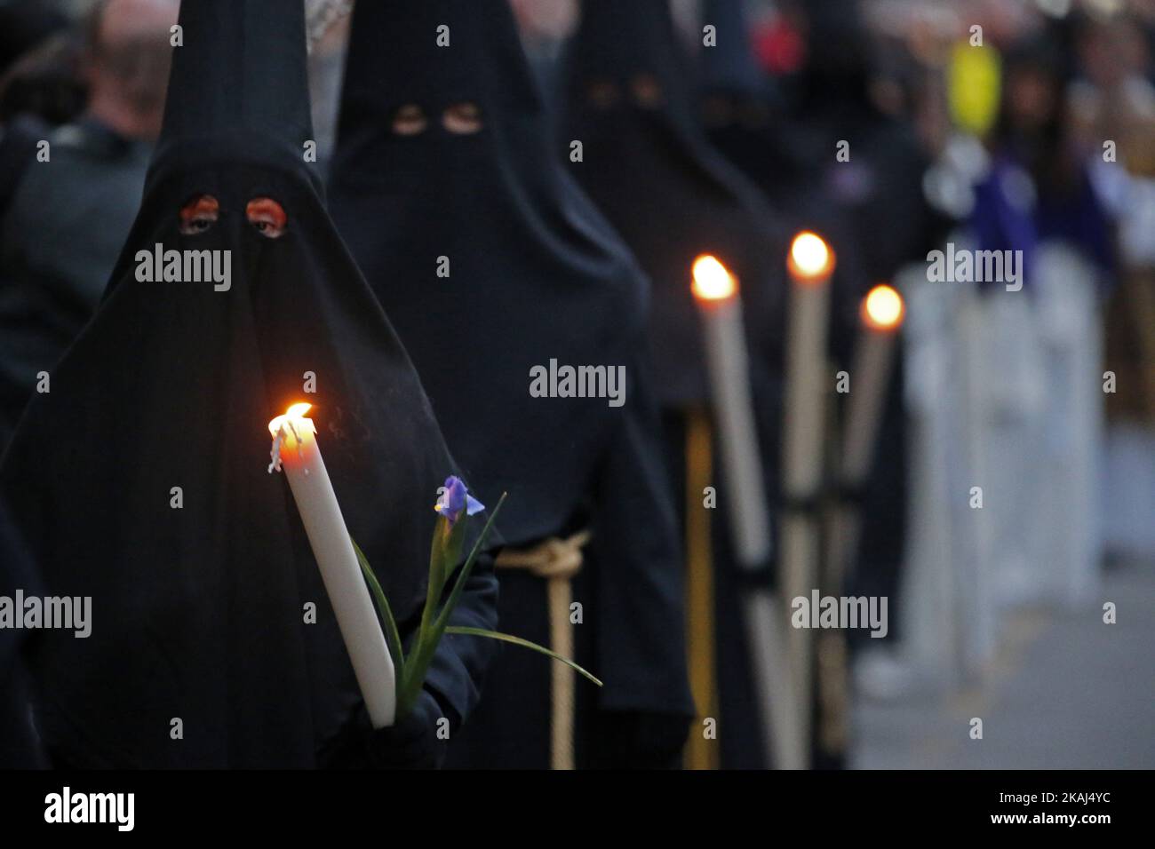 Procession of holy week in barcelona hi-res stock photography and ...