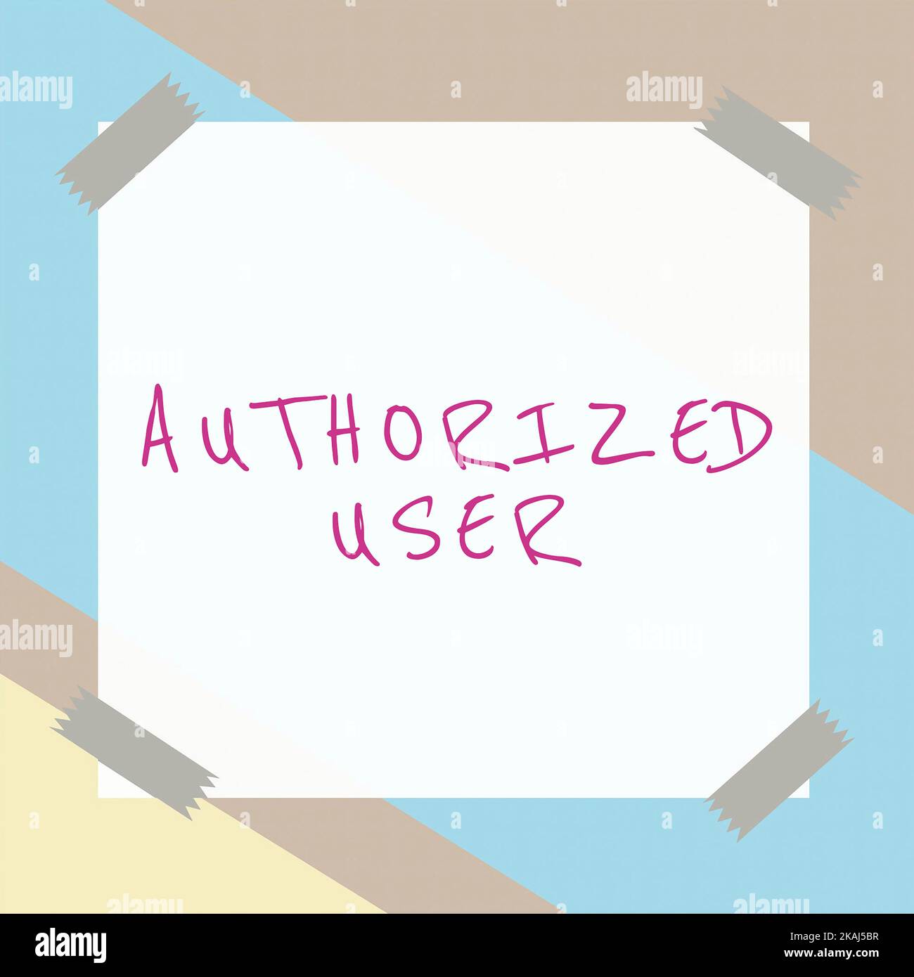 Conceptual caption Authorized User. Business overview create extra exact copies of files or ...