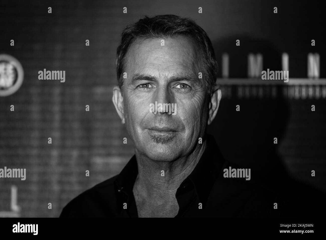 US actor Kevin Costner poses during a photocall at the premiere of the ...