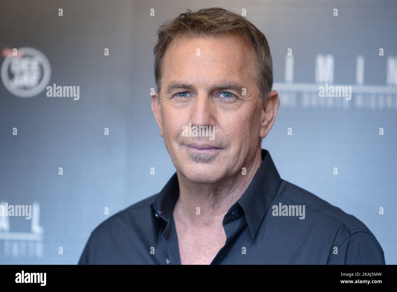 US actor Kevin Costner poses during a photocall at the premiere of the ...