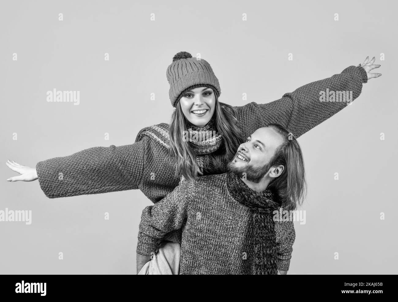 She is the love of his life. Happy boyfriend carry girlfriend piggyback ...