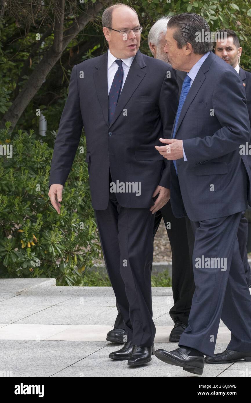 Prince Alberto of Monaco attends the presentation of Prince Alberto of ...