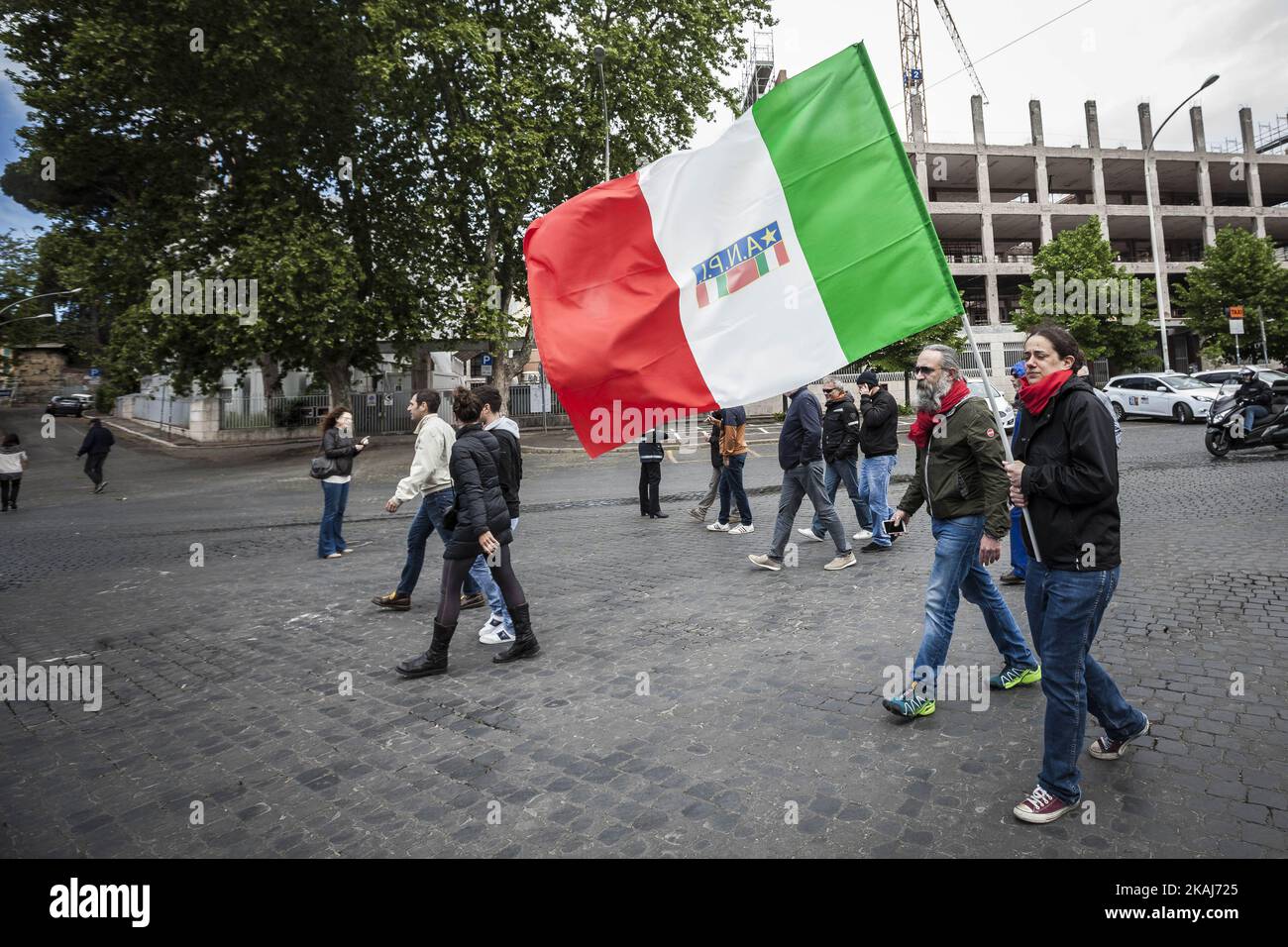 Liberation day celebration in rome italy hi-res stock photography and ...