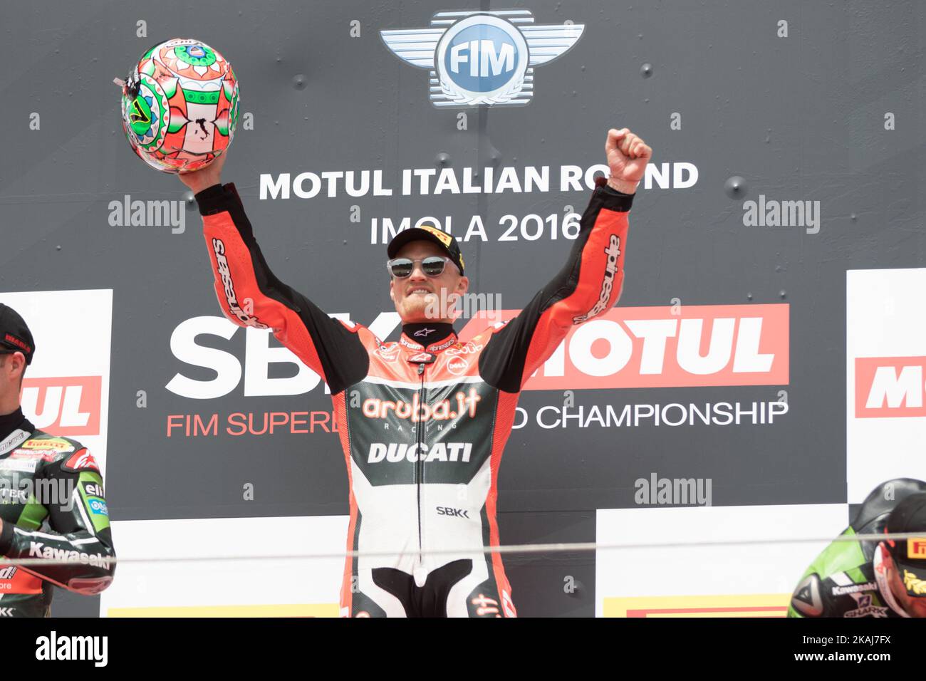 Ferrari celebrates at end of race hi-res stock photography and images ...
