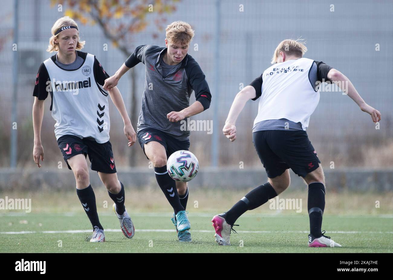 Buftea, Romania, 31st October 2022. Nicolai Blicher of Denmark warms up ...