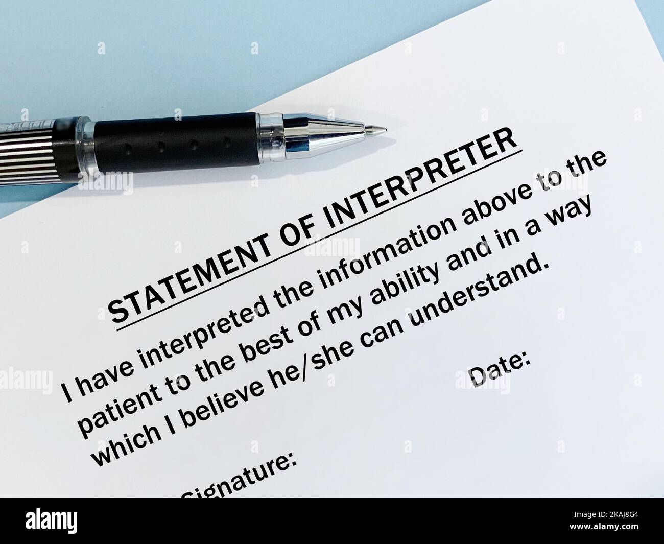 Interpreter patient hi-res stock photography and images - Alamy