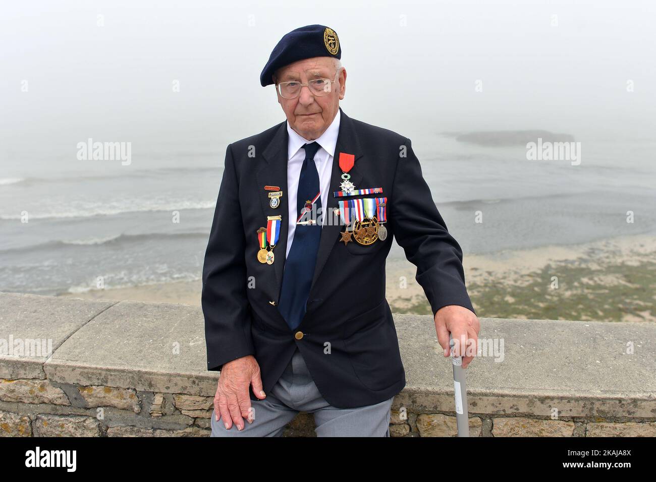 William Francis Diffell, a D-Day British veteran, who landed on the 6th ...