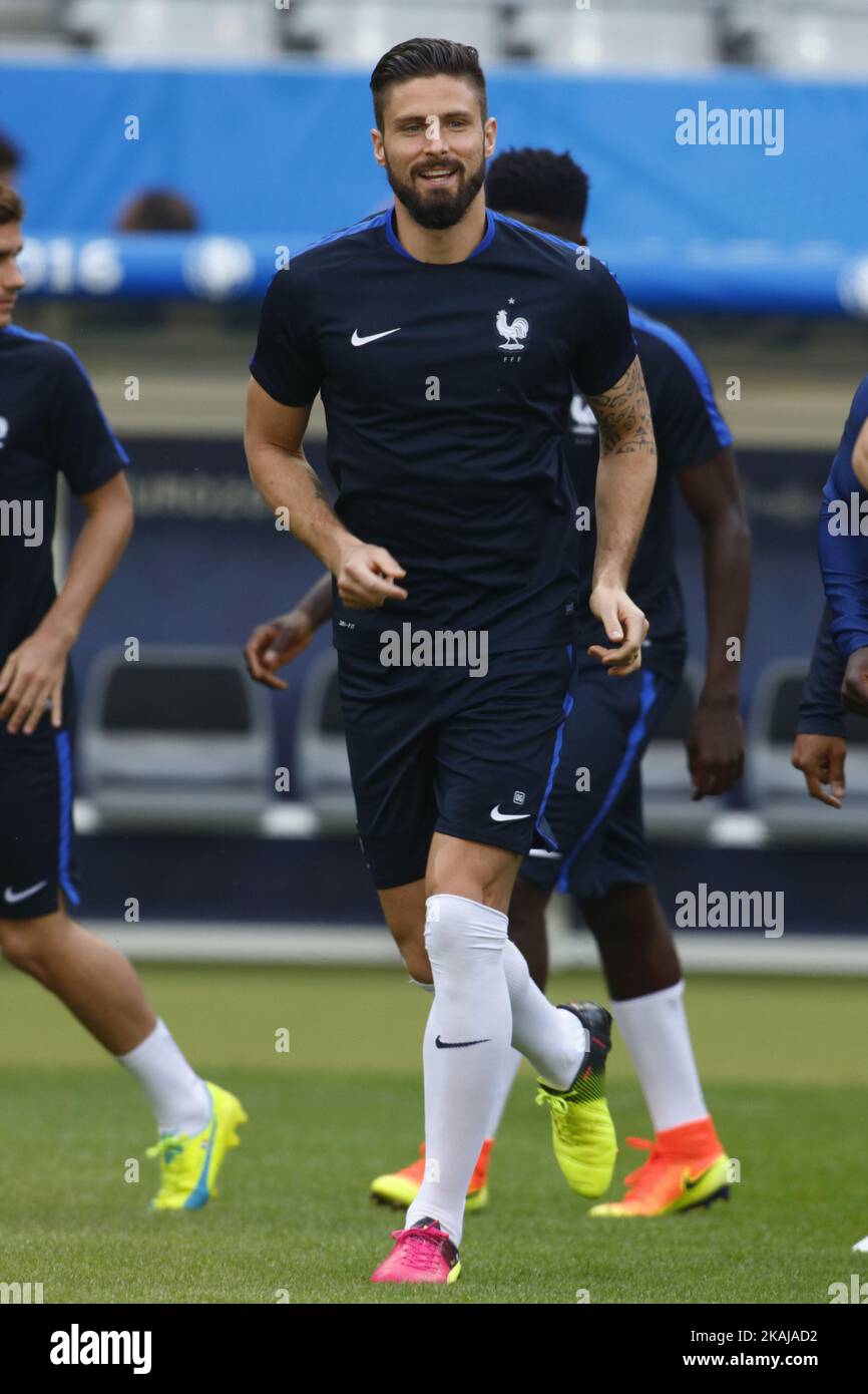 Olivier giroud french national football team hi-res stock photography ...