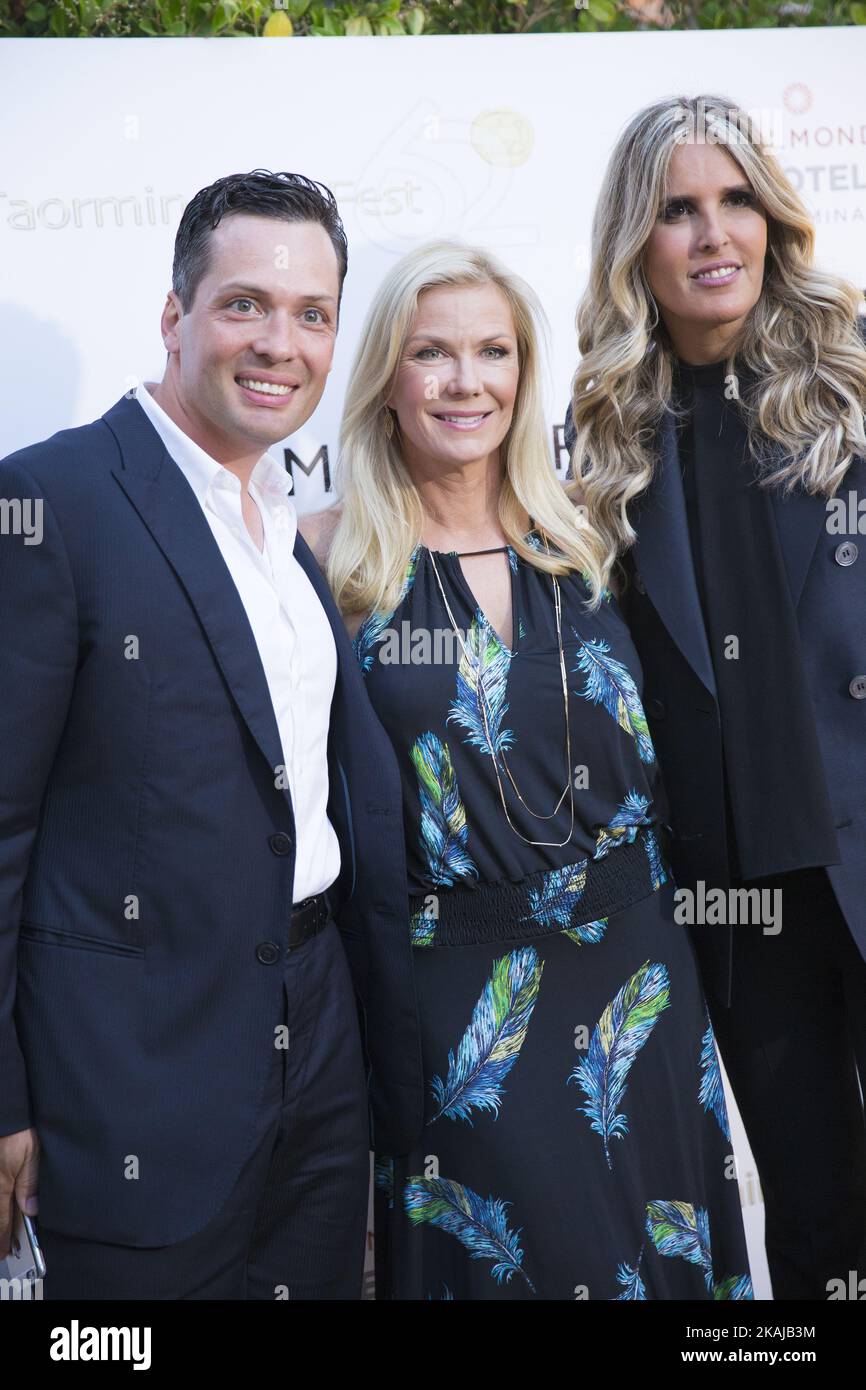 (L-R) Dominique Zoida, Katherine Kelly Lang, Tiziana Rocca attend 62 ...