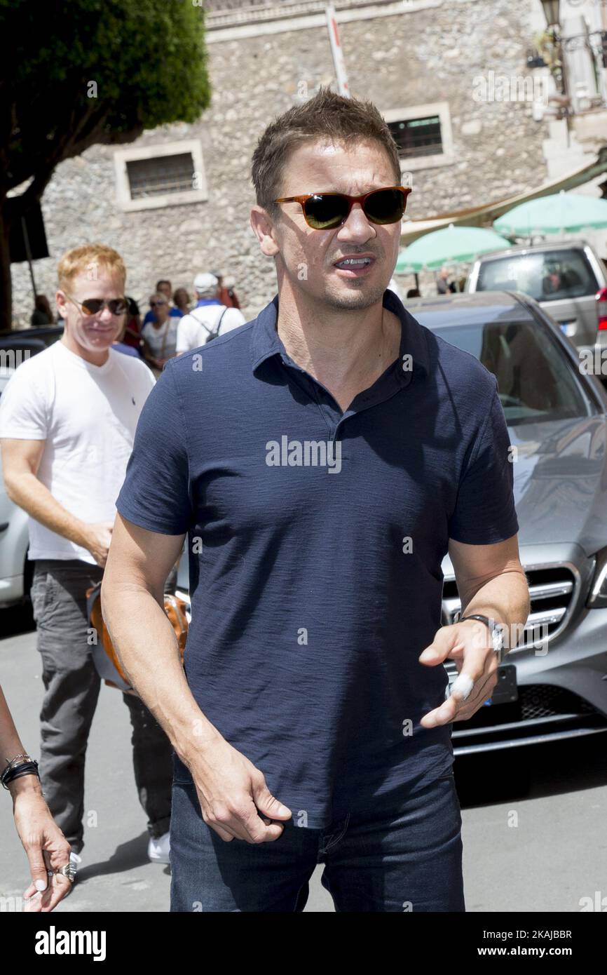 Jeremy Renner attending 62 Taormina Film Fest - Day 7 on June 17, 2016 ...
