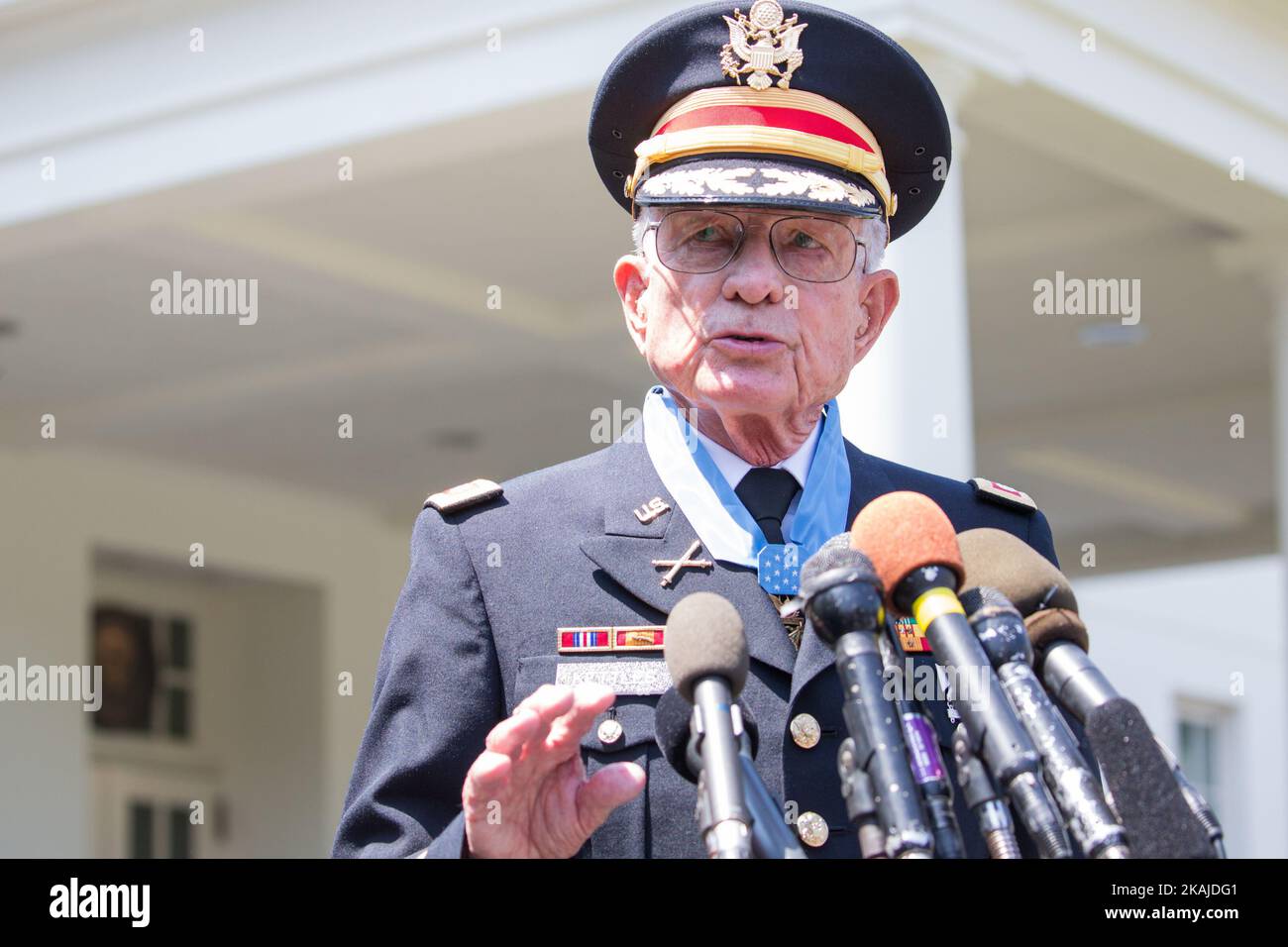 Washington, DC — On Monday, July 18, oustide of the West Wing of the ...