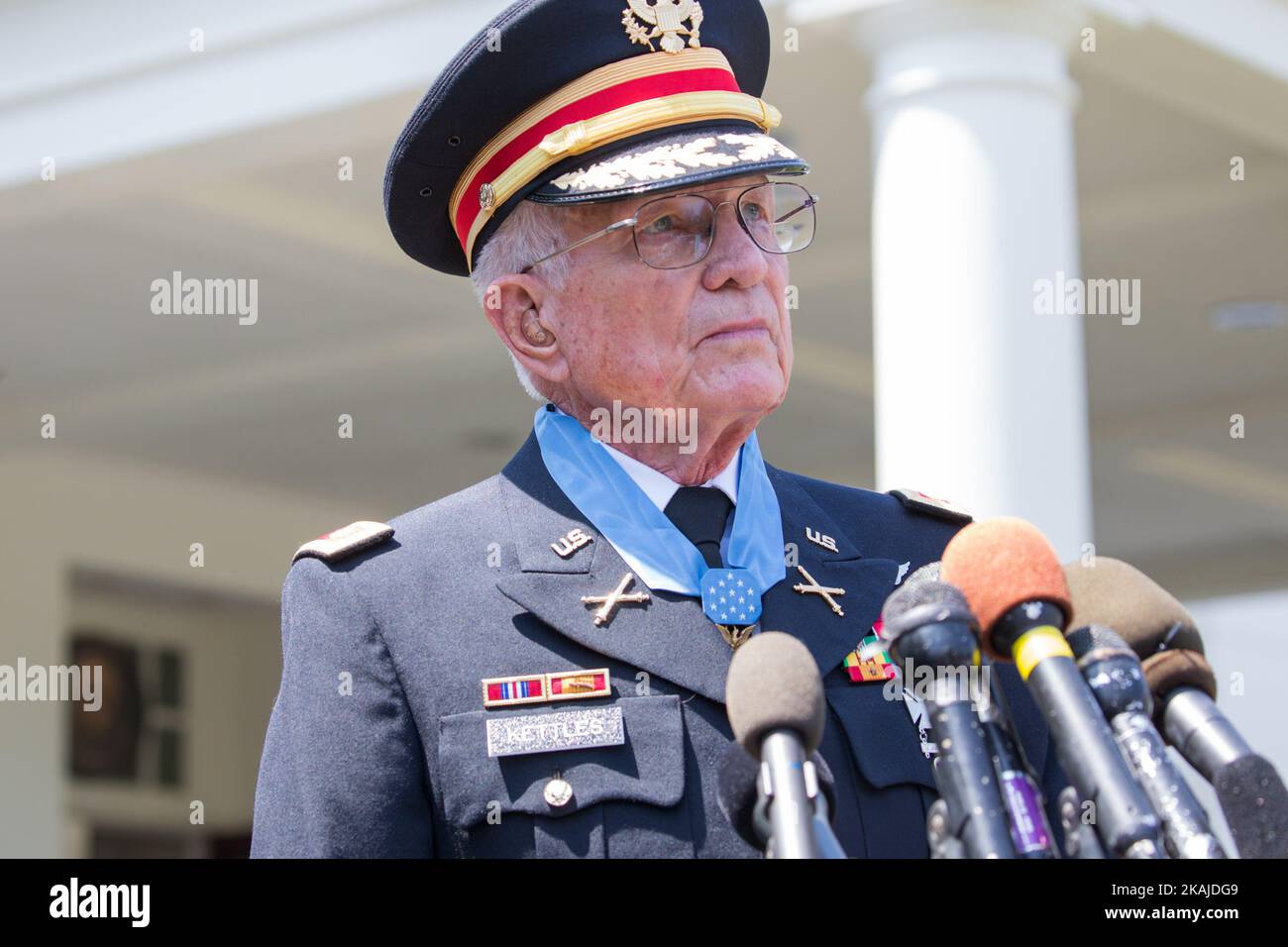 Washington, DC — On Monday, July 18, oustide of the West Wing of the ...