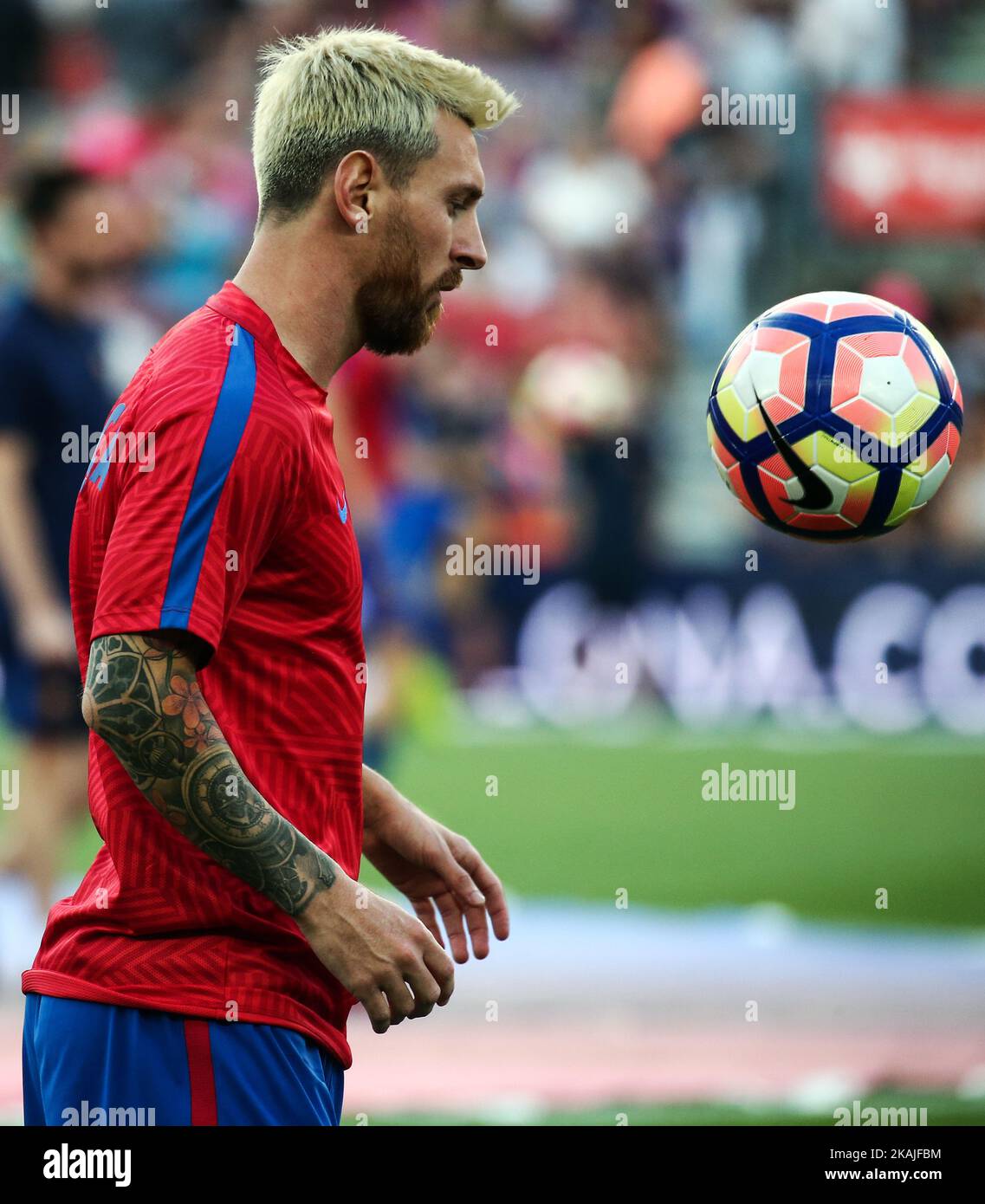 Lionel Messi during the match corresponding to the Joan Gamper Trophy ...