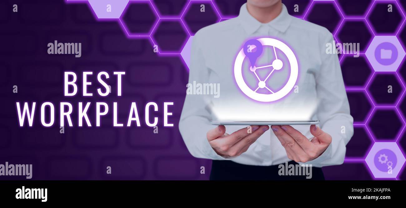 Writing displaying text Best Workplace. Word Written on Generating ...