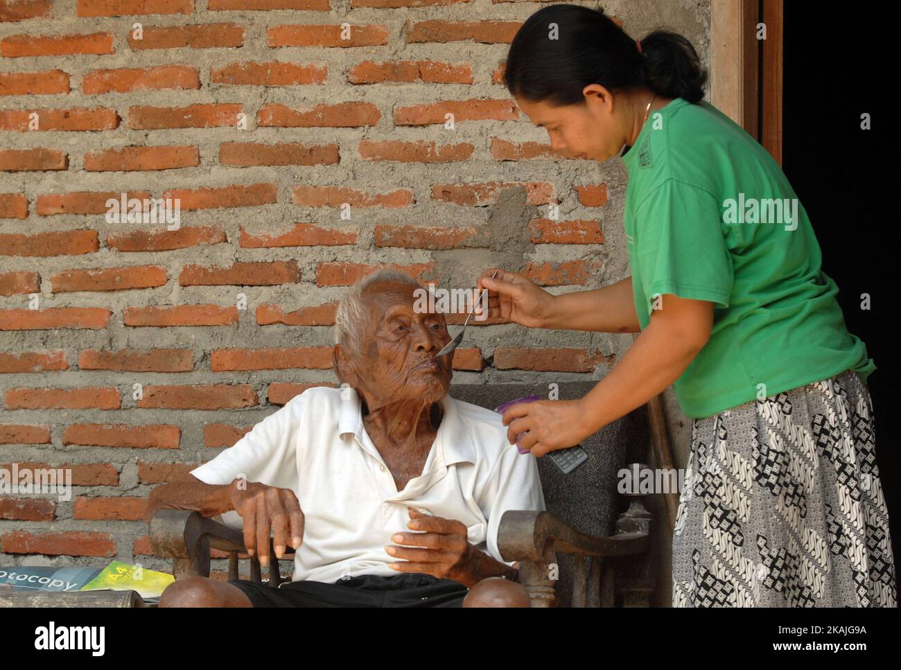 An Indonesian man, named Mbah Gotho, claimed to be 146 years old, is ...