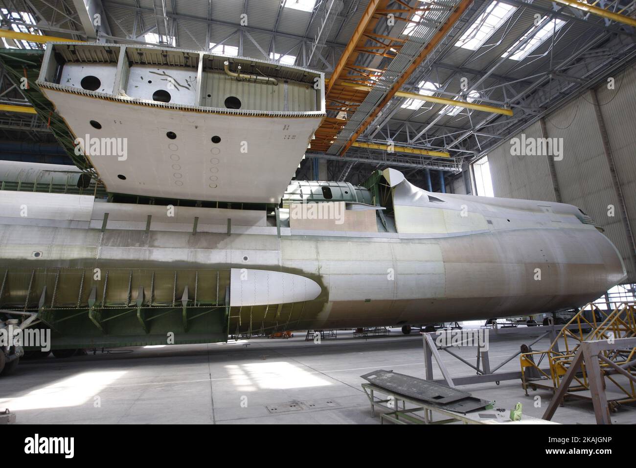 A second model of the Antonov AN-225 "Mriya" cargo plane at Antonov ...