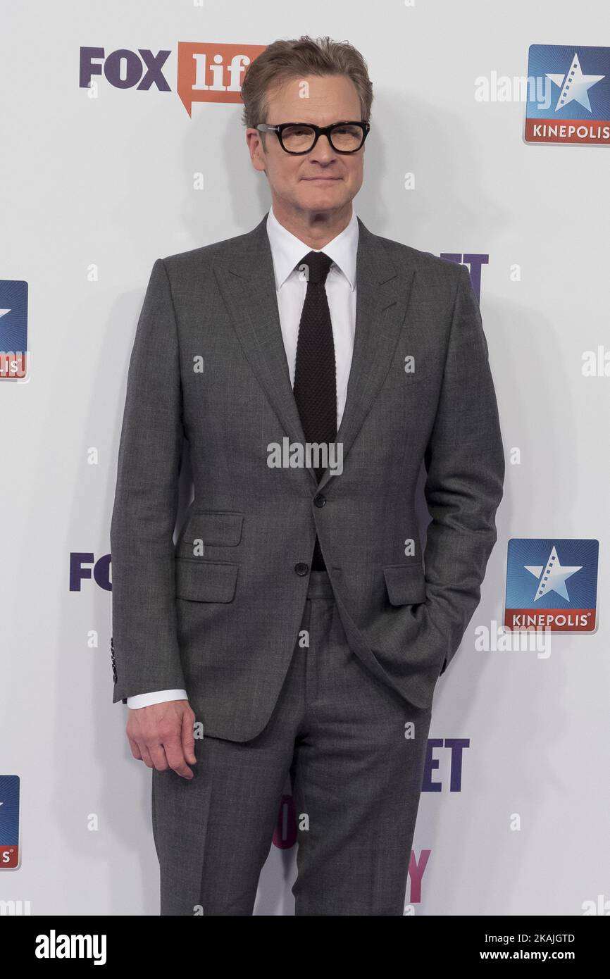 British actor Colin Firth pose during the photocall premier of their ...