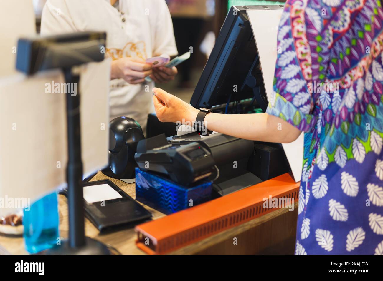 Nfc scanning terminal hi-res stock photography and images - Alamy
