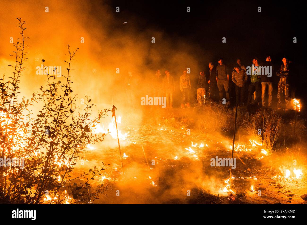 Burning huts hi-res stock photography and images - Alamy