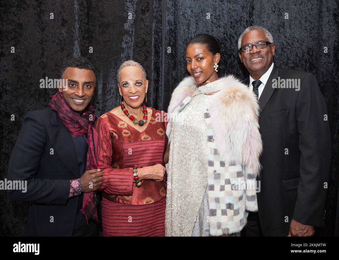 (l-r), Chef Marcus Samuelsson, Dr. Johnnetta B. Cole (Director of the ...