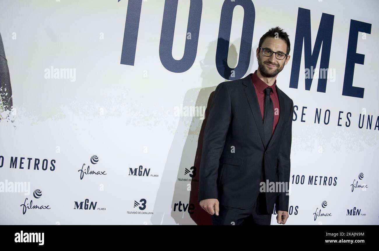Spanish actor Dani Rovira attends the "100 metros" premiere in Capitol ...