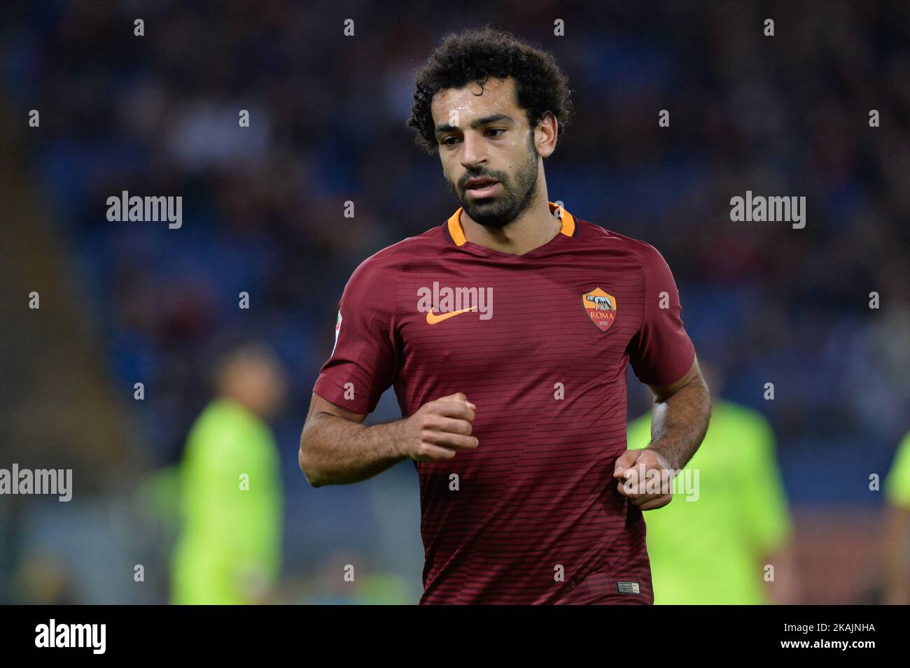Mohamed Salah during the Italian Serie A football match between A.S ...