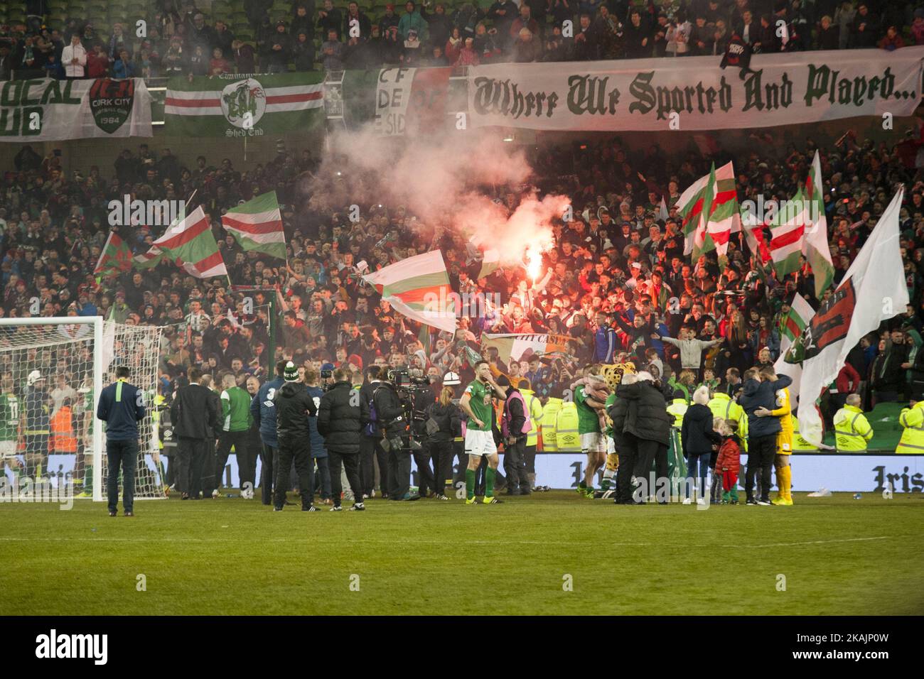 Irish cup final aviva stadium hi-res stock photography and images - Alamy