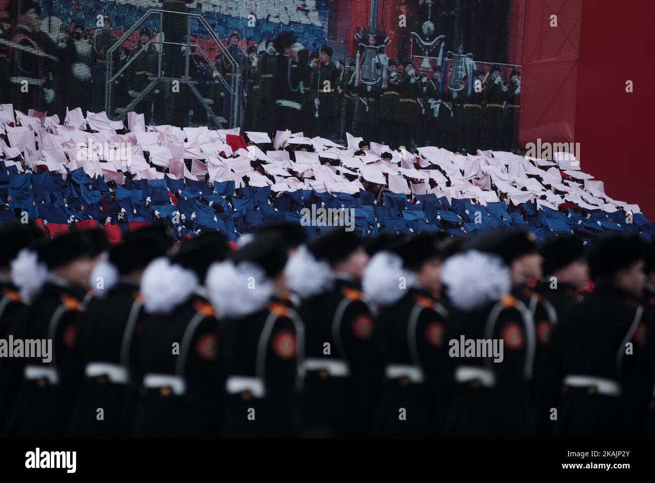 Russia WWII historical parade anniversaryin Moscow, Russia, on November ...