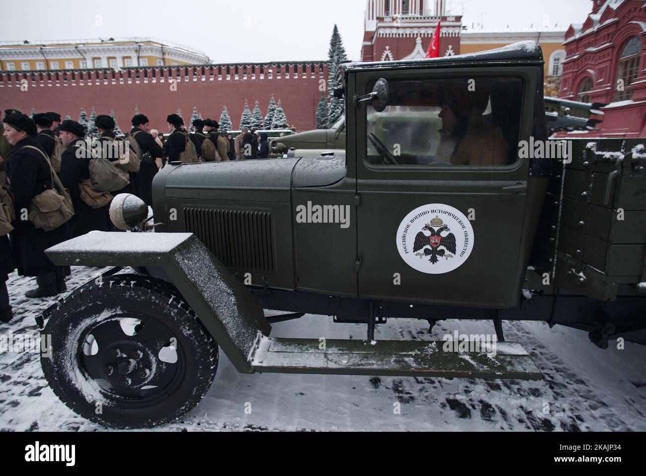 Russia WWII historical parade anniversaryin Moscow, Russia, on November ...